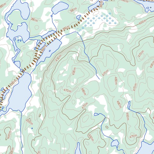 Meyrick Lake, NT (065D05 Toporama) Map by Natural Resources Canada ...
