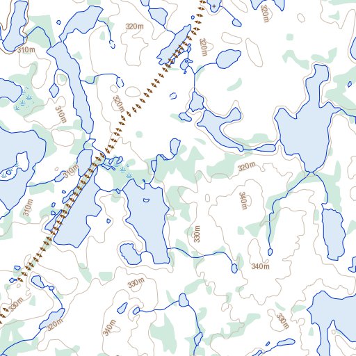 Whitefish Lake, NU (065B02 Toporama) Map by Natural Resources Canada ...