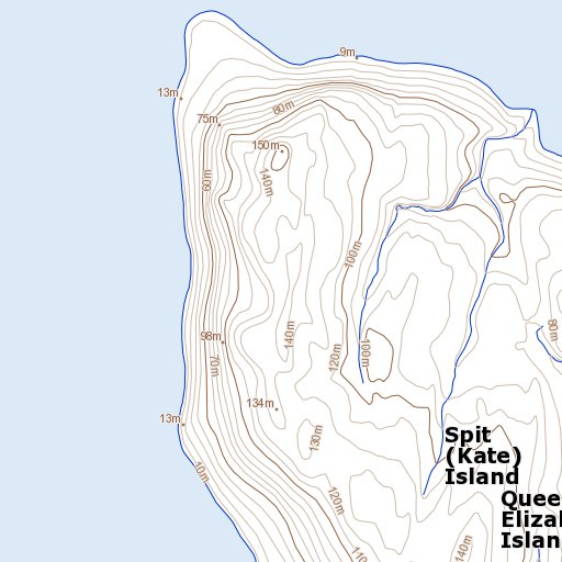 Spit (Kate) Island (069A15 Toporama) Map by Natural Resources Canada ...