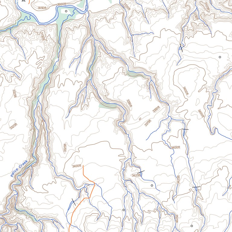 Coutts, AB (072E04 Toporama) Map by Natural Resources Canada | Avenza Maps