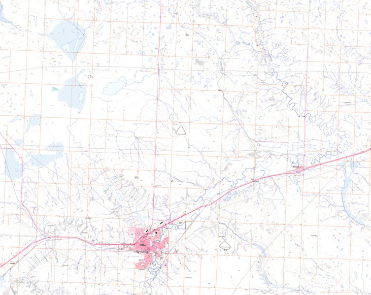 Swift Current, SK (072J05 Toporama) Map by Natural Resources Canada ...