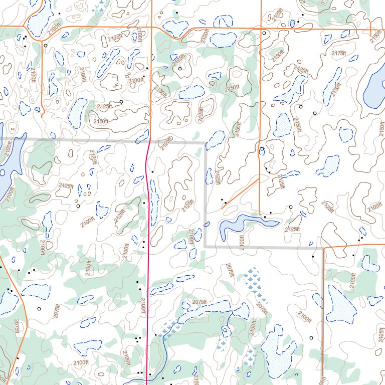 Cache Lake, AB (073L04 Toporama) Map by Natural Resources Canada ...