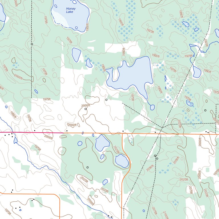 Beaver Lake, AB (073L12 Toporama) Map by Natural Resources Canada ...