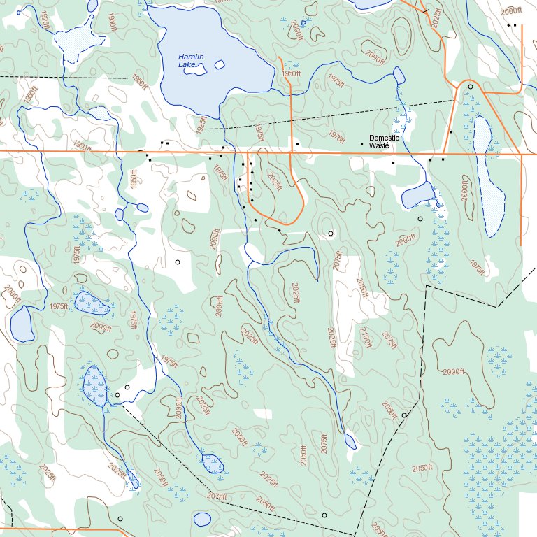 Beaver Lake, AB (073L12 Toporama) Map by Natural Resources Canada ...