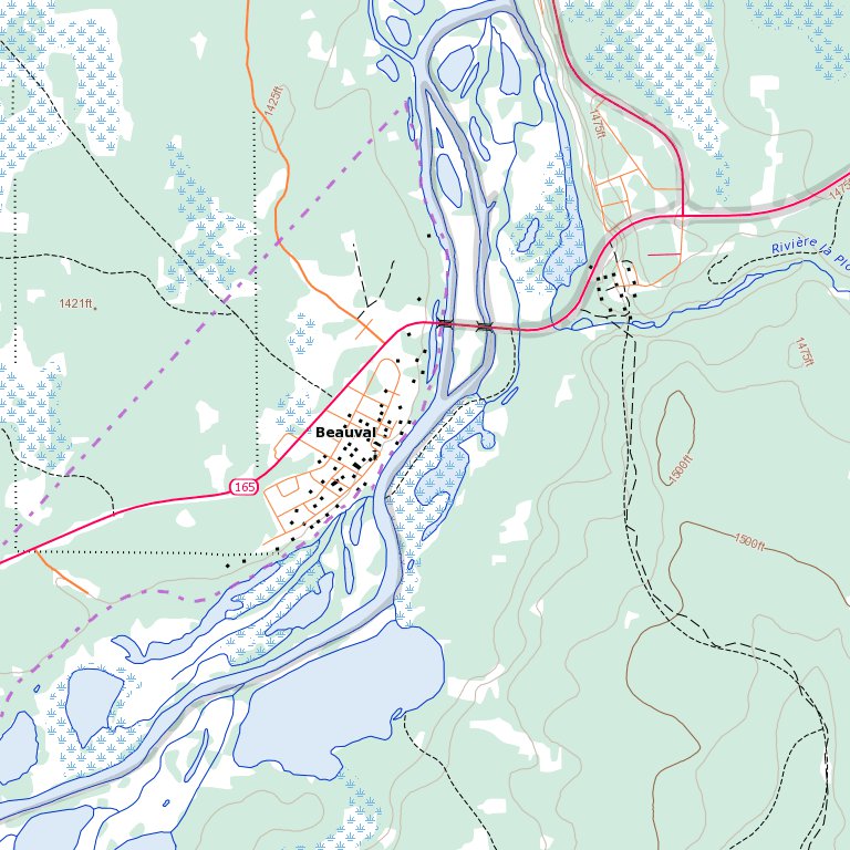 Beauval, SK (073O04 Toporama) Map by Natural Resources Canada | Avenza Maps