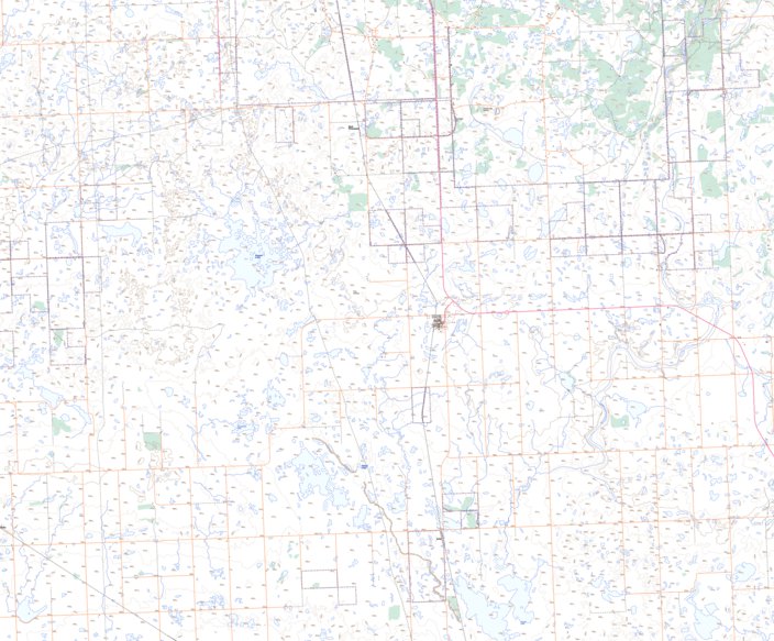 Cando, SK (073C08 Toporama) Map by Natural Resources Canada | Avenza Maps