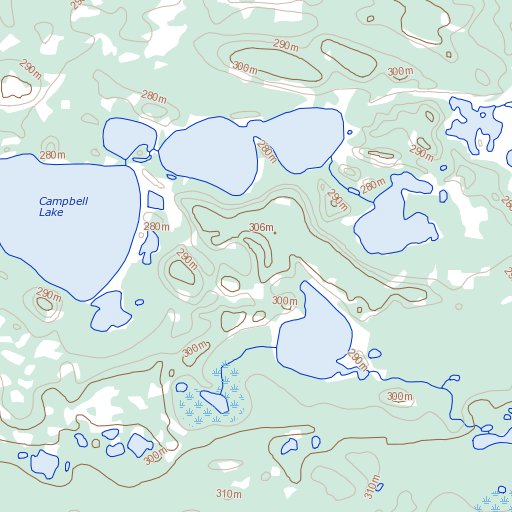 Archibald River, SK (074N01 Toporama) Map by Natural Resources Canada ...