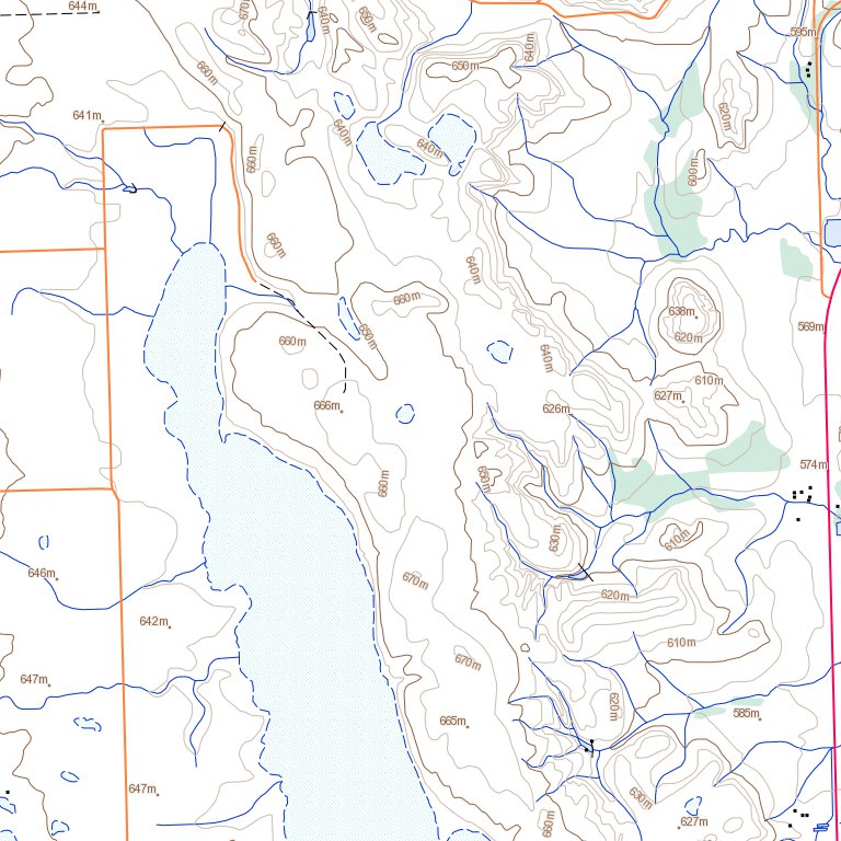 Unity, SK (073C06 Toporama) Map by Natural Resources Canada | Avenza Maps