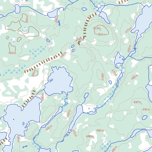 Insula Lake, NT (075B10 Toporama) Map by Natural Resources Canada ...