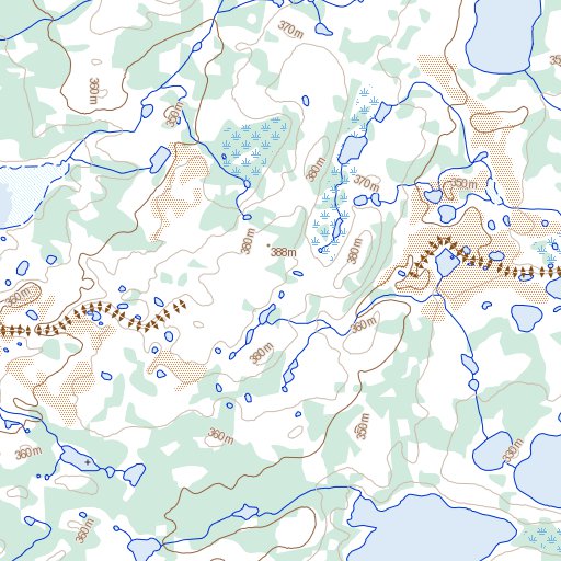 Tyrrell Lake, NT (075P04 Toporama) Map by Natural Resources Canada ...