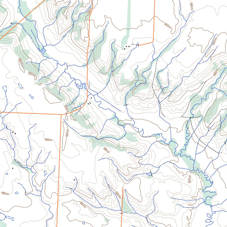 Neville, SK (072G13 Toporama) Map by Natural Resources Canada | Avenza Maps