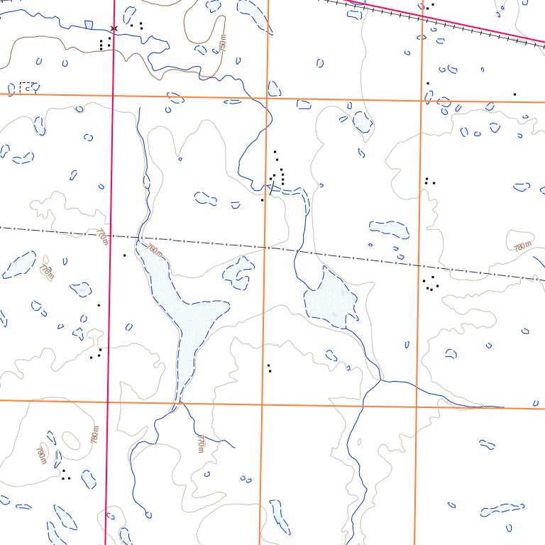 Limerick, SK (072G09 Toporama) Map by Natural Resources Canada | Avenza ...
