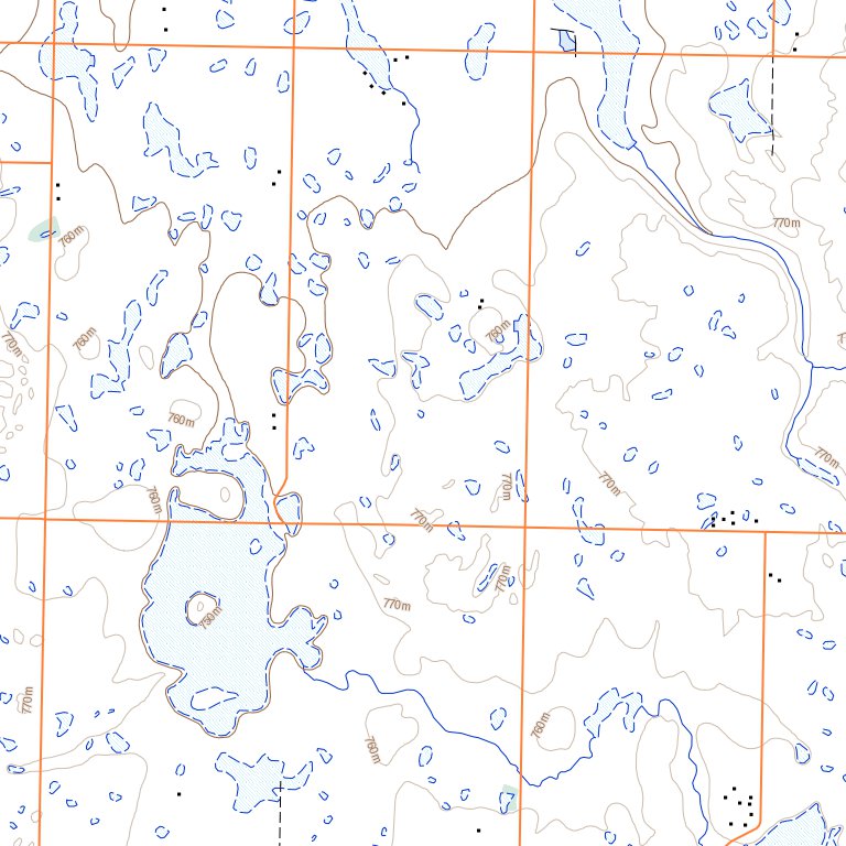 Limerick, SK (072G09 Toporama) Map by Natural Resources Canada | Avenza ...