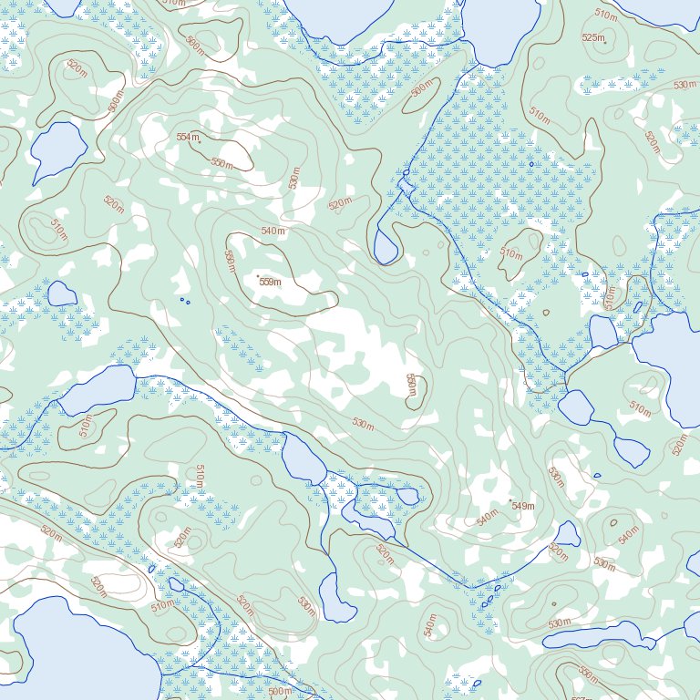 Esker Lake, SK (074G03 Toporama) Map by Natural Resources Canada ...