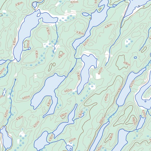Mcrae Lake, NT (075G12 Toporama) Map by Natural Resources Canada ...