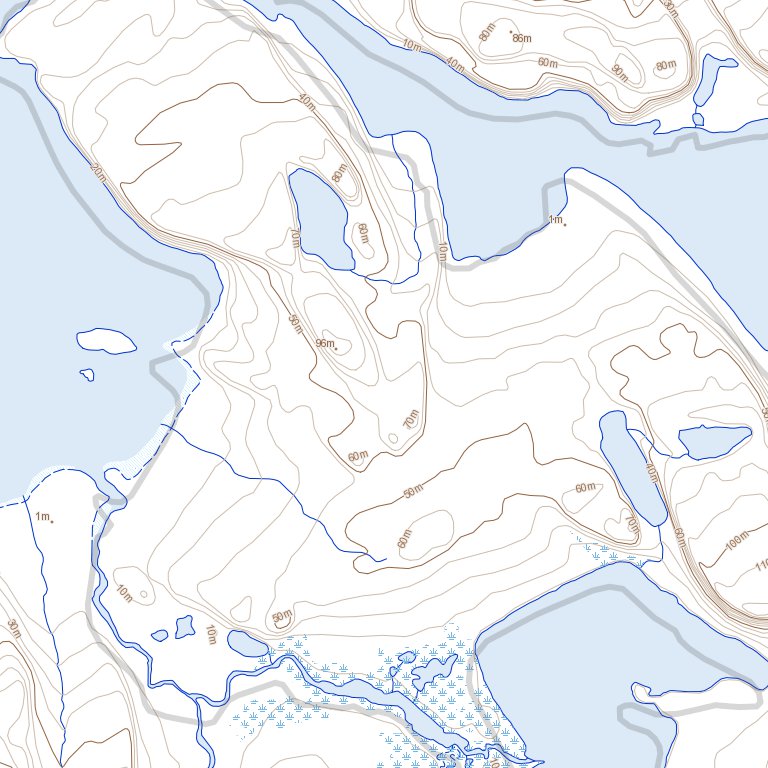 Mikkelsen Islands, NU (078B09 Toporama) Map by Natural Resources Canada ...