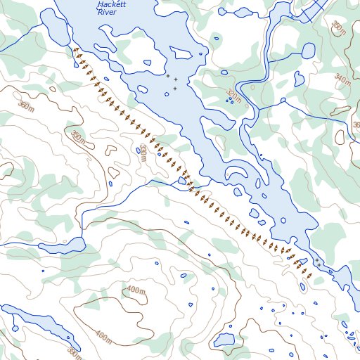 Unnamed, NU (076K01 Toporama) Map by Natural Resources Canada | Avenza Maps