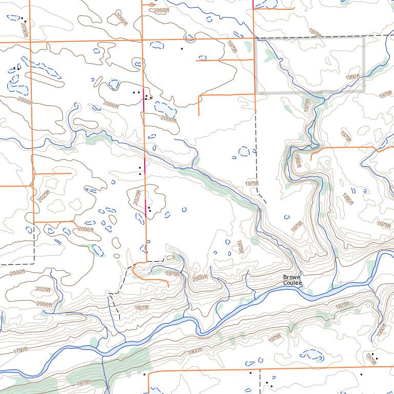 Lashburn, SK (073F04 Toporama) Map by Natural Resources Canada | Avenza ...