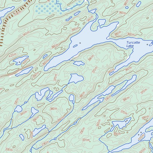 Lowe Lake (074O07 Toporama) Map by Natural Resources Canada | Avenza Maps