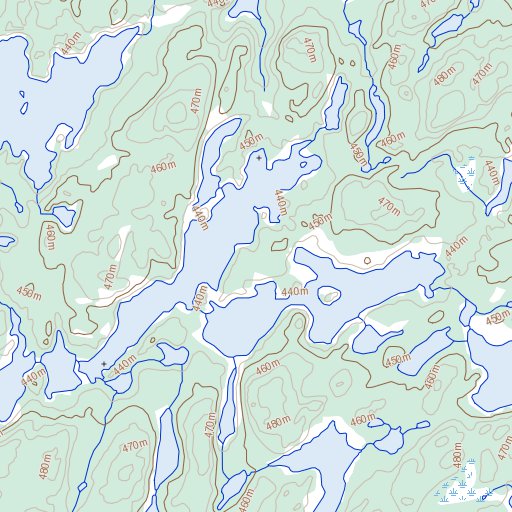 Boomer Lake, NT (075F08 Toporama) Map by Natural Resources Canada ...