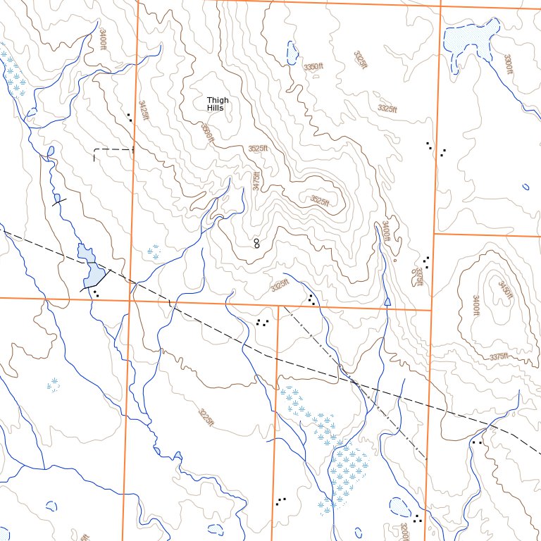 Vulcan (082I06 Toporama) Map by Natural Resources Canada | Avenza Maps