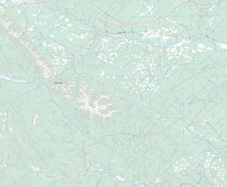 Saunders, AB (083B05 Toporama) Map by Natural Resources Canada | Avenza ...
