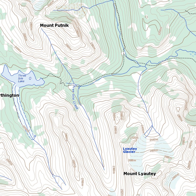 Kananaskis Lakes, AB (082J11 Toporama) Map by Natural Resources Canada ...