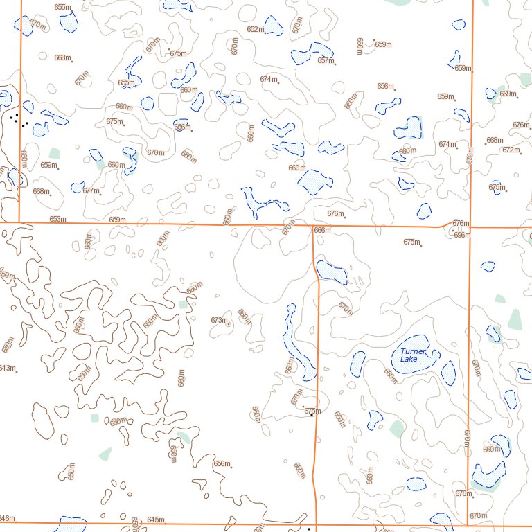 Davidson, SK (072P05 Toporama) Map by Natural Resources Canada | Avenza ...