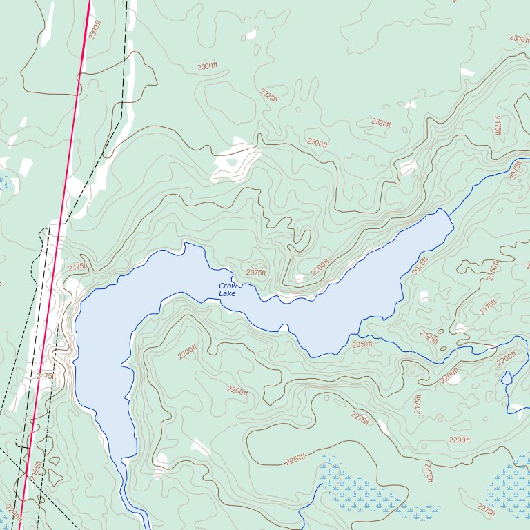 Crow Lake (083P16 Toporama) Map by Natural Resources Canada | Avenza Maps