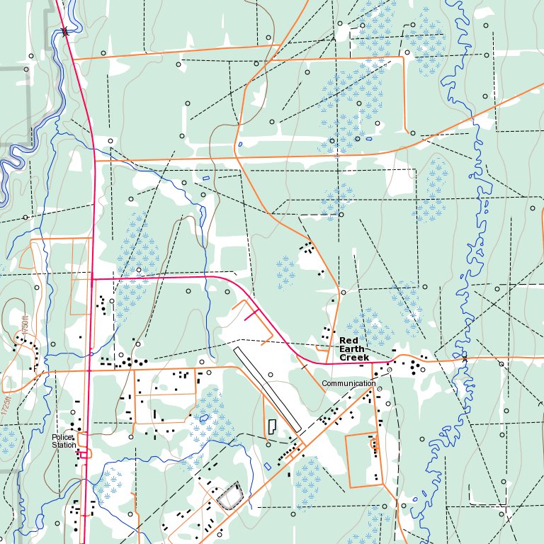 Red Earth Creek, AB (084B11 Toporama) Map by Natural Resources Canada ...