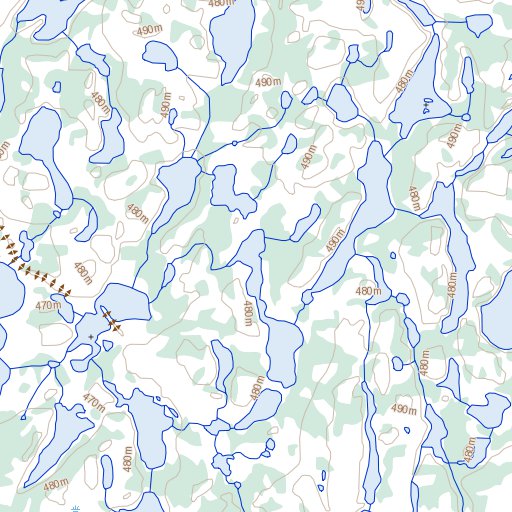 Newbigging Lake, NT (086A08 Toporama) Map by Natural Resources Canada ...