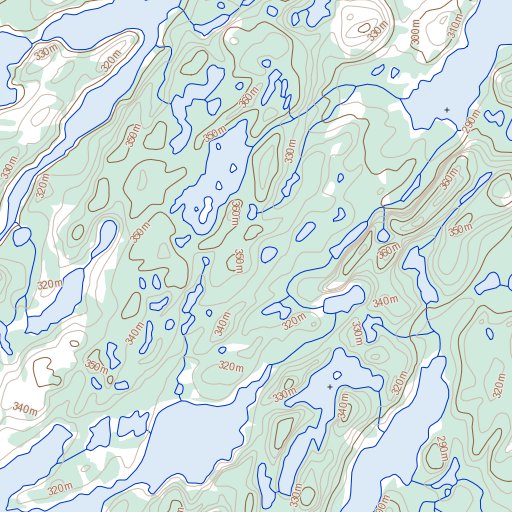 Norris Lake, NT (086B05 Toporama) Map by Natural Resources Canada ...