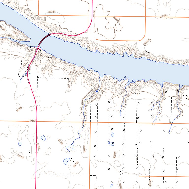 Chin Coulee, AB (082H09 Toporama) Map by Natural Resources Canada ...