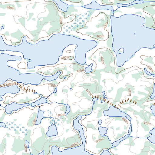 Drumlin Lake (086B16 Toporama) Map by Natural Resources Canada | Avenza ...
