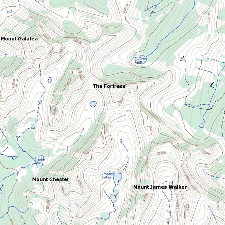 Spray Lakes Reservoir, AB (082J14 Toporama) Map by Natural Resources ...