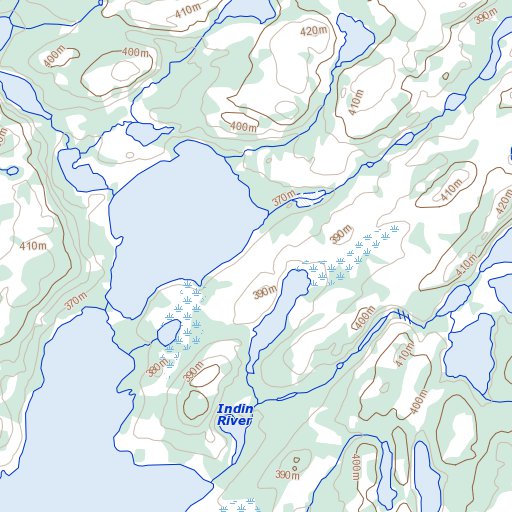 Truce Lake, NT (086B10 Toporama) Map by Natural Resources Canada ...