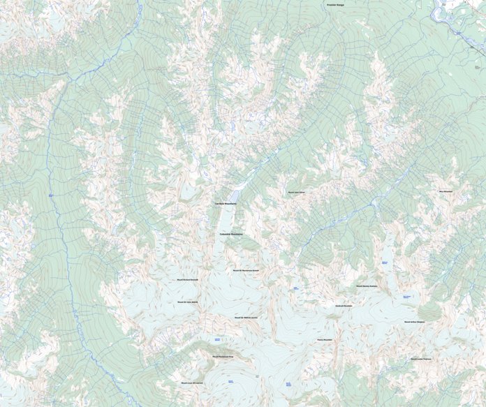 Kiwa Creek (083D13 Toporama) Map by Natural Resources Canada | Avenza Maps
