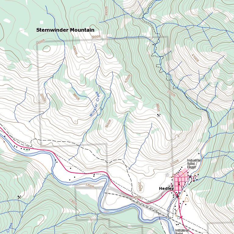 Hedley (092H08 Toporama) Map by Natural Resources Canada | Avenza Maps