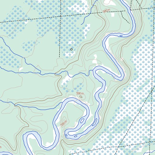 Vader Creek, AB (084E10 Toporama) Map by Natural Resources Canada ...