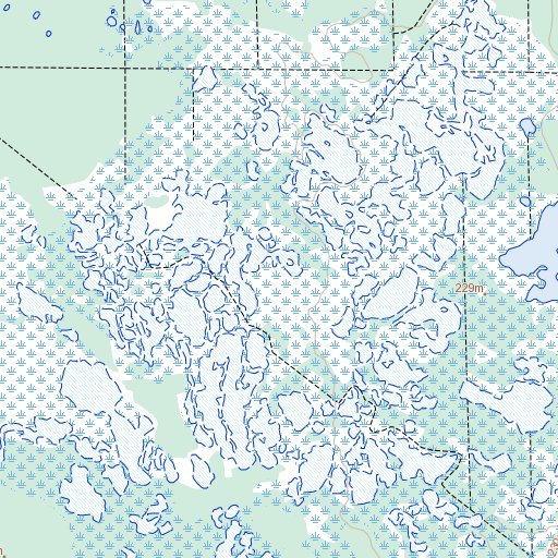 Swampy Lakes (085B09 Toporama) Map by Natural Resources Canada | Avenza ...