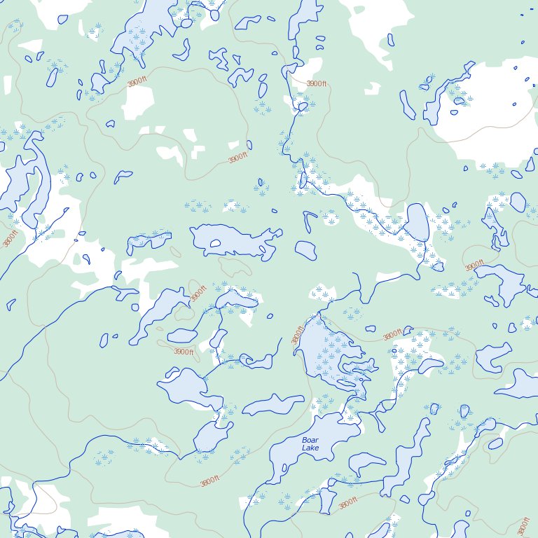 Gustafsen Lake (092P12 Toporama) Map by Natural Resources Canada ...