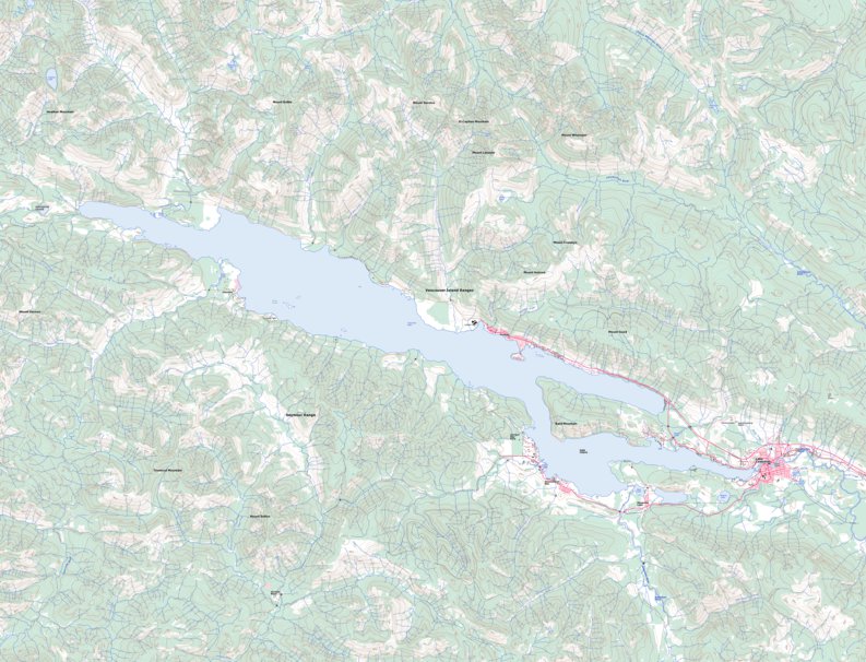 Cowichan Lake (092C16 Toporama) Map by Natural Resources Canada ...