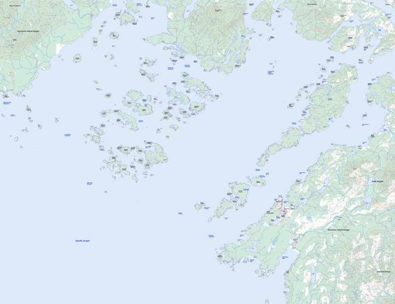 Barkley Sound (092C14 Toporama) Map by Natural Resources Canada ...