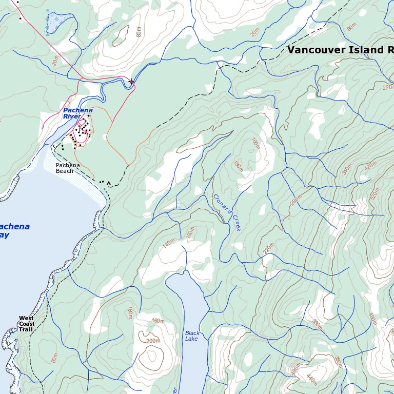 Barkley Sound (092C14 Toporama) Map by Natural Resources Canada ...