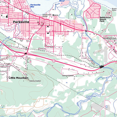 Parksville (092F08 Toporama) Map by Natural Resources Canada | Avenza Maps