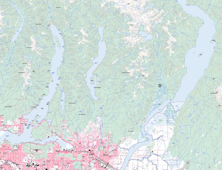 Port Coquitlam (092G07 Toporama) Map by Natural Resources Canada ...