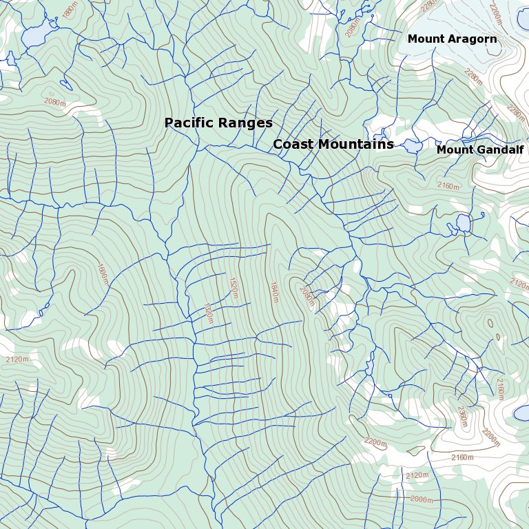 Birkenhead Lake (092J10 Toporama) Map by Natural Resources Canada ...