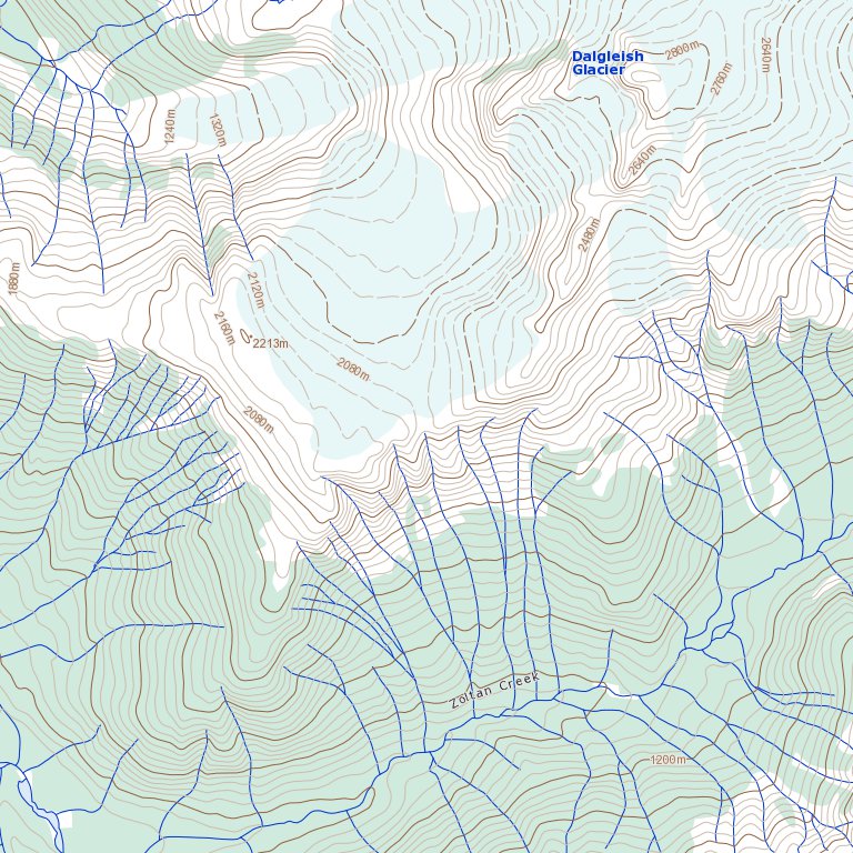 Mount Dalgleish (092J12 Toporama) Map by Natural Resources Canada ...