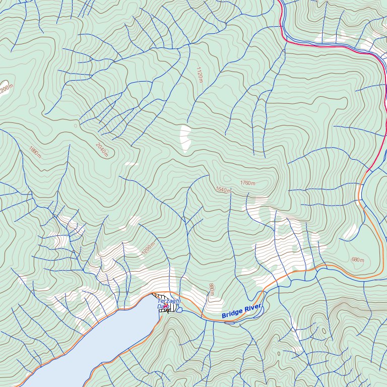 Bridge River (092J16 Toporama) Map by Natural Resources Canada | Avenza ...