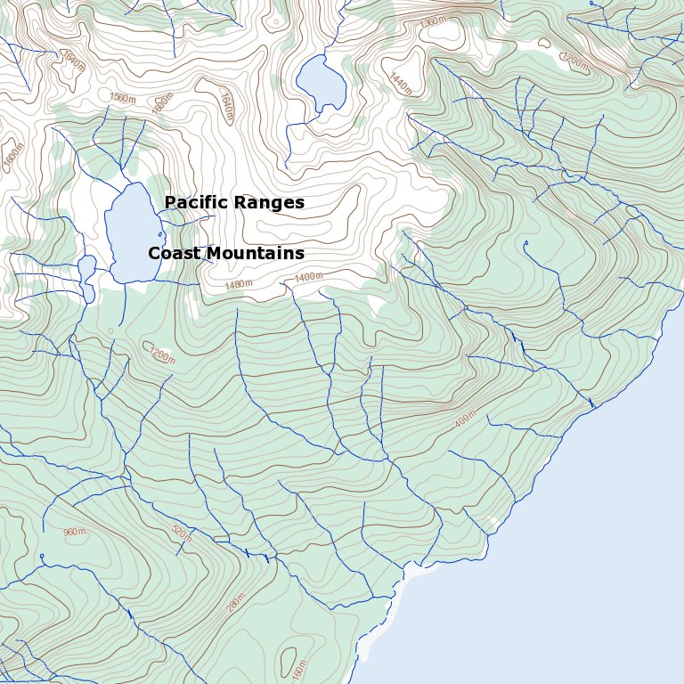 Toba Inlet (092K07 Toporama) Map by Natural Resources Canada | Avenza Maps
